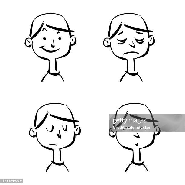 Sad Face Sketch Fotografías E Imágenes De Stock Getty Images