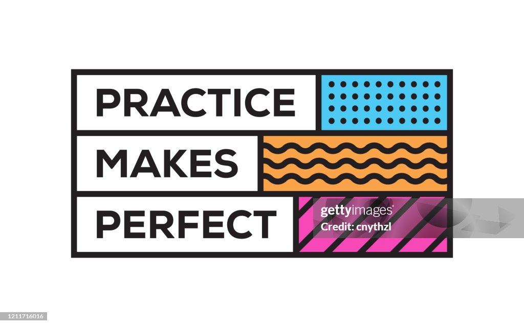 Practice Makes Perfect Inspiring Creative Motivation Quote Template ... Practice Makes Perfect Inspiring Creative Motivation Quote Template ...