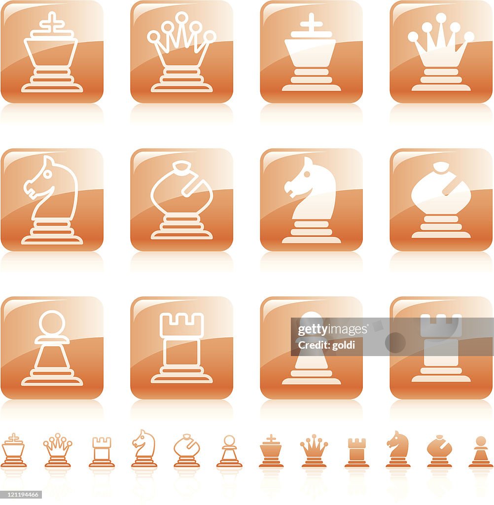 Chess Glossy Square Icons High-Res Vector Graphic - Getty Images Chess Glossy Square Icons High-Res Vector Graphic - Getty Images