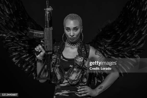 Female Warrior Angels Drawings