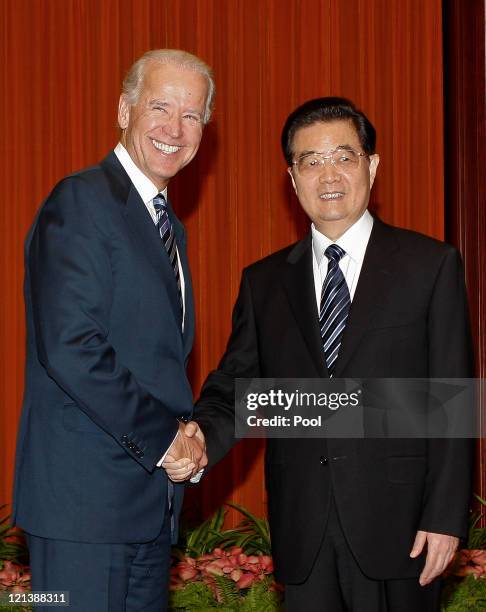 Vice President Joe Biden Meets Chinese President Hu Jintao Photos and ... Vice President Joe Biden Meets Chinese President Hu Jintao Photos and ...