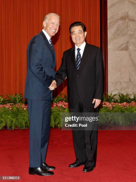 Vice President Joe Biden Meets Chinese President Hu Jintao Photos and ... Vice President Joe Biden Meets Chinese President Hu Jintao Photos and ...
