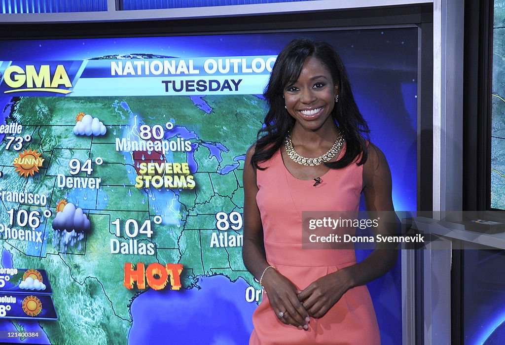 America Melissa Magee Gives The Days Weather Report On Good News