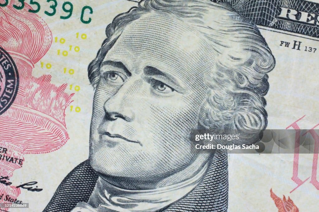 Full Frame Of A Twenty Dollar Bill In Us Currency With Andrew Jacksons