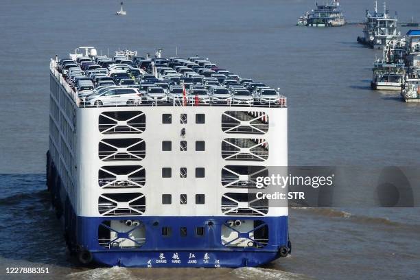 Cargo Ship Carrying Cars Photos and Premium High Res Pictures - Getty ... Cargo Ship Carrying Cars Photos and Premium High Res Pictures - Getty ...