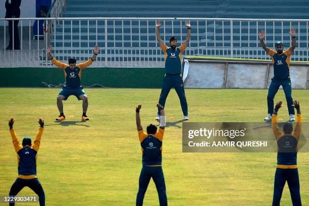 Pakistan Cricket Team In Practice Session Photos And Premium High Res