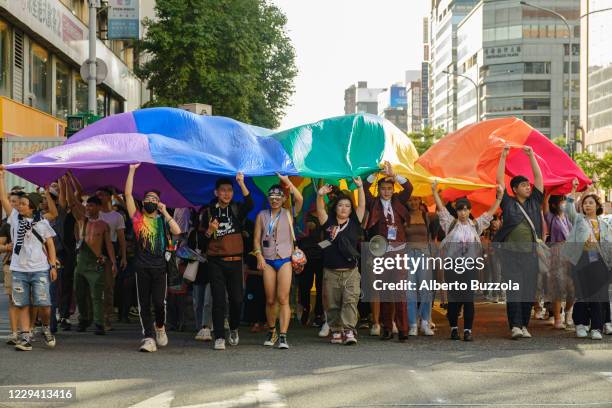 Taipei Gay Pride Parade Photos And Premium High Res Pictures Getty Images