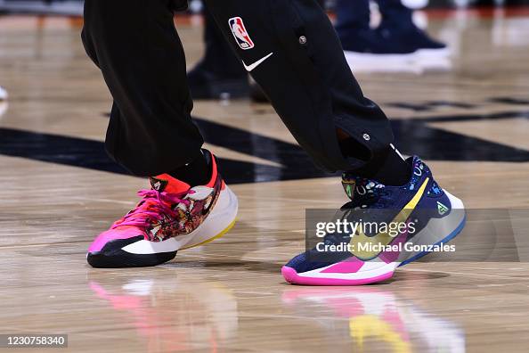The sneakers worn by Jevon Carter of the Phoenix Suns during the game ... The sneakers worn by Jevon Carter of the Phoenix Suns during the game ...