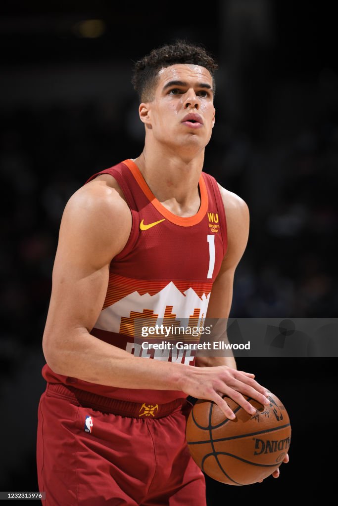 Michael Porter Jr 1 Of The Denver Nuggets Shoots A Free Throw News