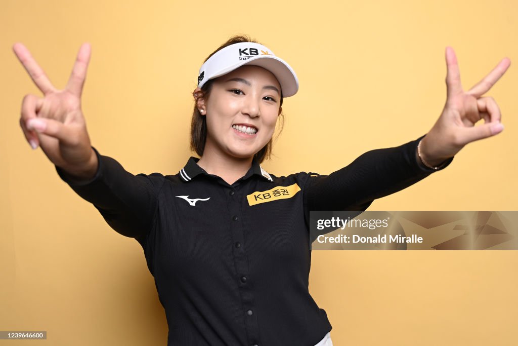 Jiwon Jeon of Korea poses for a portrait during the LPGA Photo Shoot ... Jiwon Jeon of Korea poses for a portrait during the LPGA Photo Shoot ...