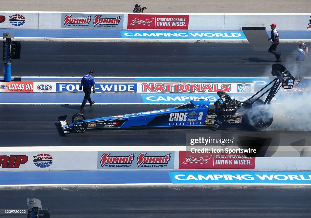 Leah Pruett Dodge Code 3 Associates Nhra Top Fuel Dragster Does A