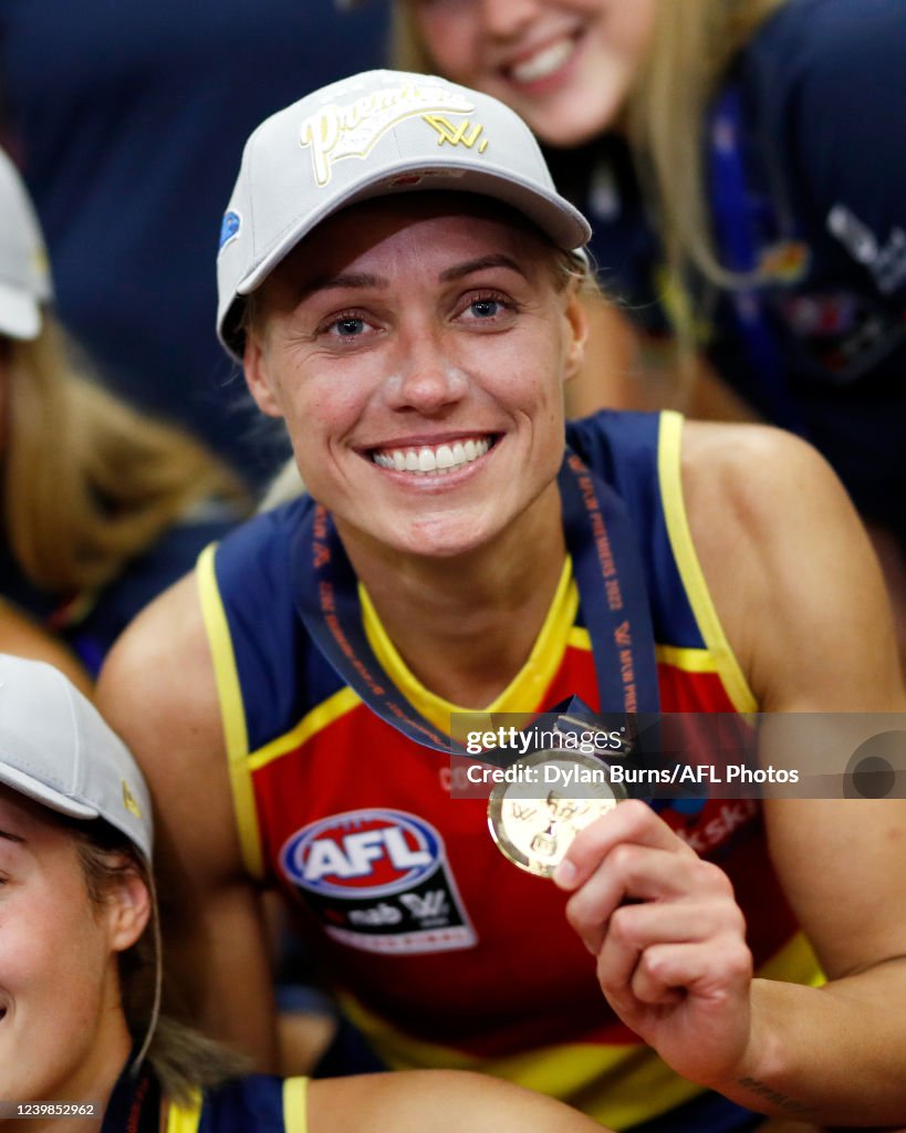 Erin Phillips Of The Crows Celebrates The 2022 Aflw Grand Final Match