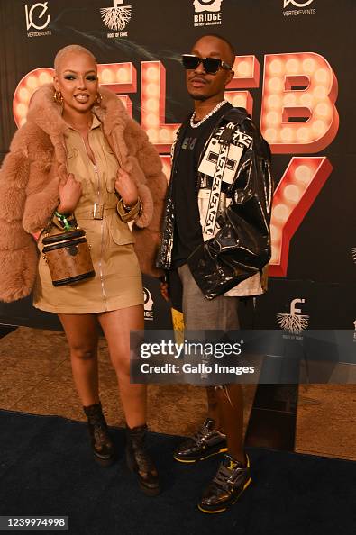 Mihlali Ndamase & Bobby Blanco during the Celeb City boxing match ... Mihlali Ndamase & Bobby Blanco during the Celeb City boxing match ...