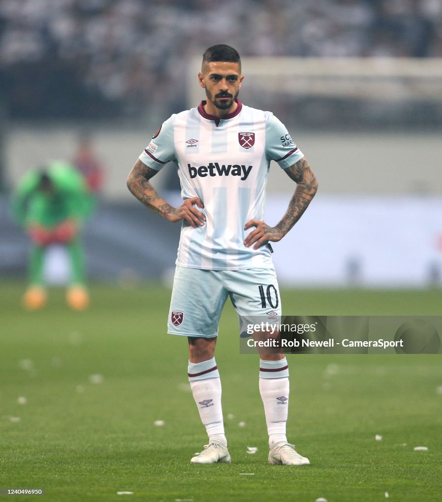 West Ham Uniteds Manuel Lanzini During The Uefa Europa League Semi