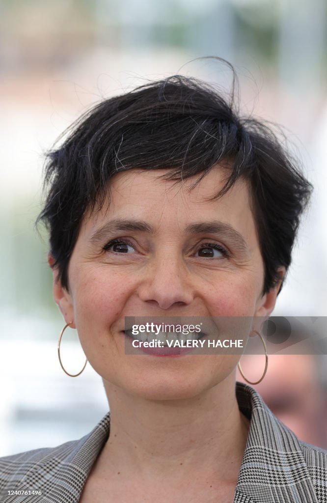 French Director Lucie Caries Poses During A Photocall For The Film