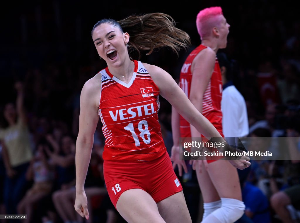 Zehra Gunes Of Turkey During The Womens Volleyball Nations League