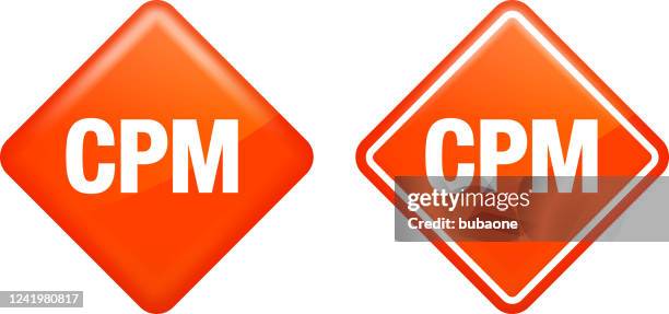 27 Cpm Icon High Res Illustrations Getty Images