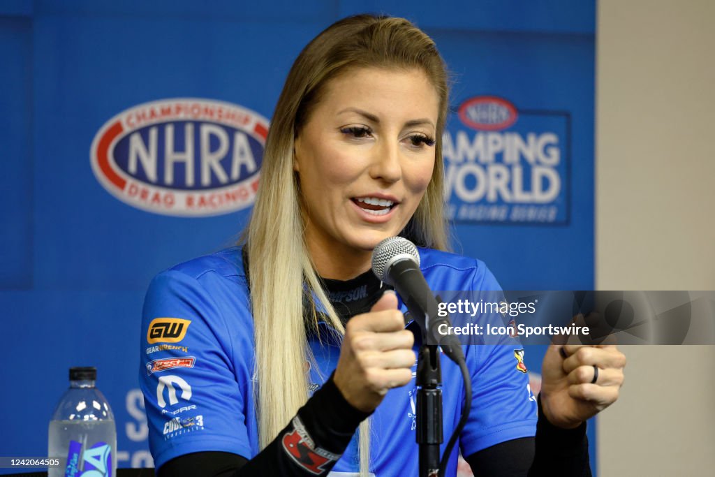 Leah Pruett Dodge Code 3 Associates Nhra Top Fuel Dragster Shows How