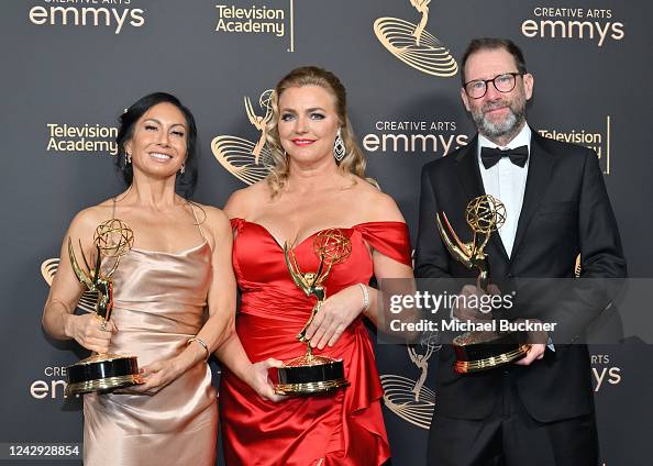 Stephanie Haber Karina Holden And Cian Oclery At The 2022 Creative