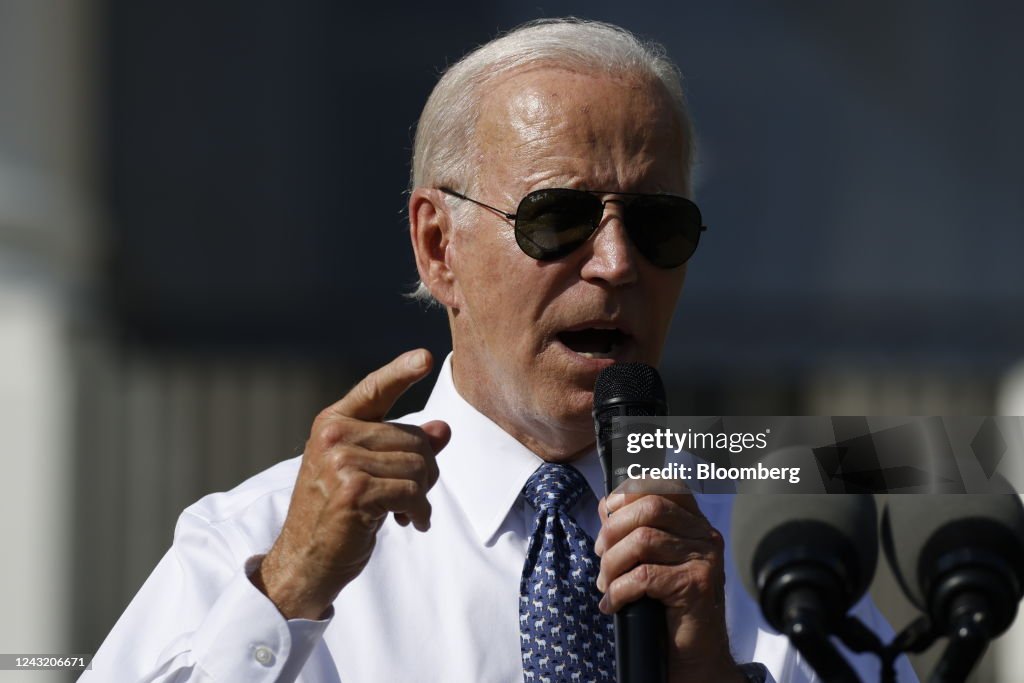 Us President Joe Biden Speaks During An Inflation Reduction Act Event