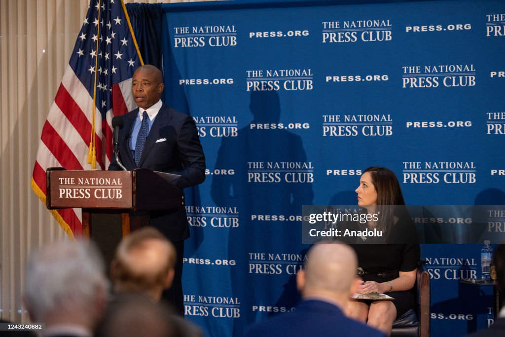 New York City Mayor Eric Adams Speaks At The National Press Club
