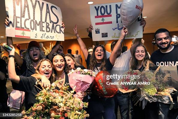 Members Of The Lebanese Dance Group Mayyas Arrive At Beirut News