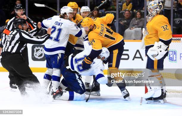 Predators Lightning Photos And Premium High Res Pictures Getty Images