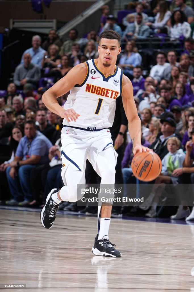 Michael Porter Jr 1 Of The Denver Nuggets Dribbles The Ball During