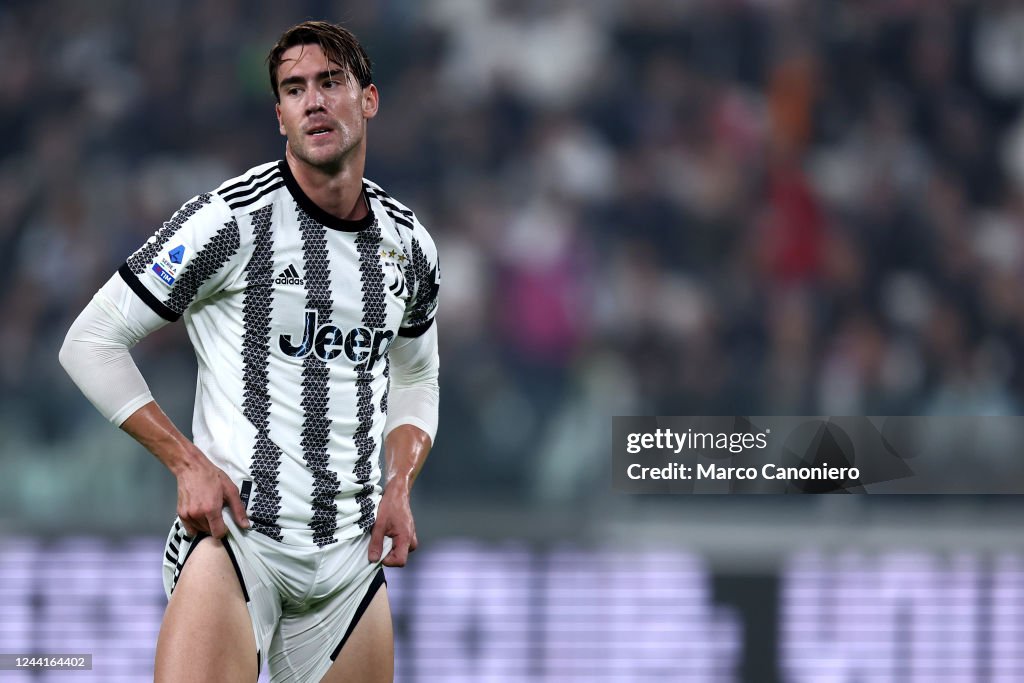 Dusan Vlahovic Of Juventus Fc Looks Dejected During The Serie A News