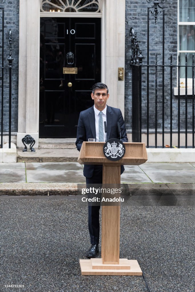 Rishi Sunak Delivers His First Speech As British Prime Minister News