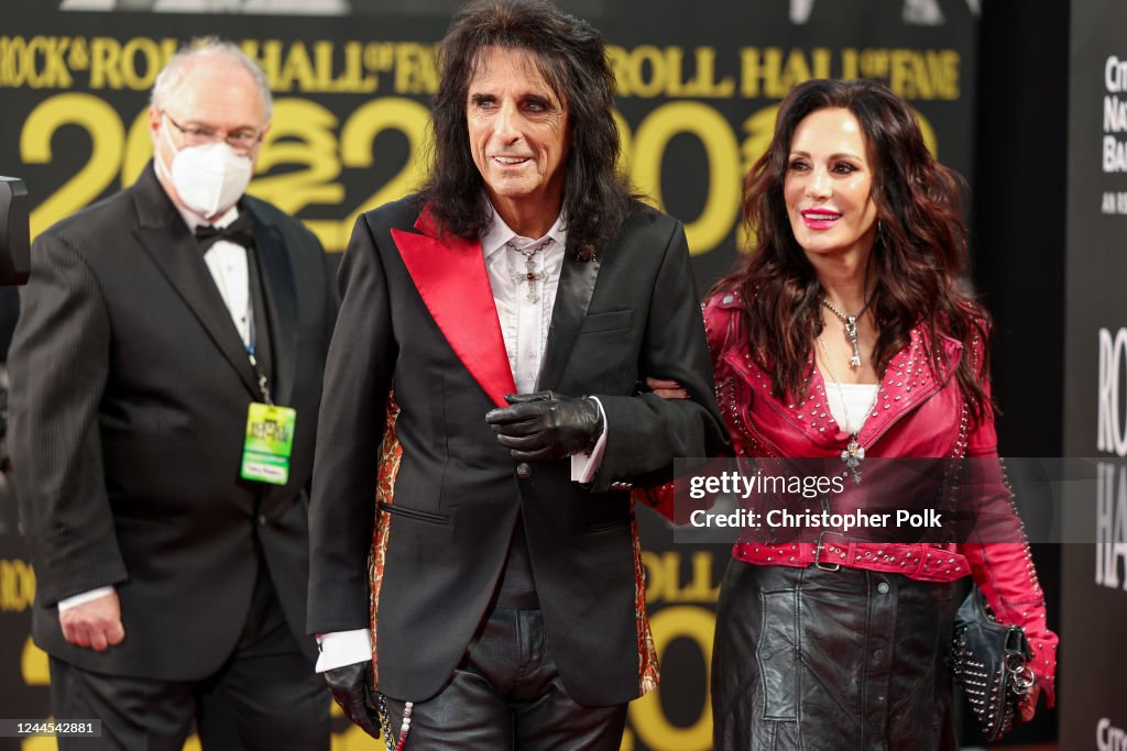 Alice Cooper and Sheryl Goddard at the 2022 Rock & Roll Hall of Fame ... Alice Cooper and Sheryl Goddard at the 2022 Rock & Roll Hall of Fame ...
