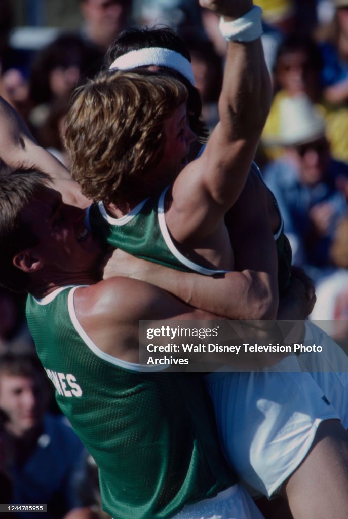 Sam J Jones Andrew Stevens Appearing On The Abc Tv Special Battle News Photo Getty Images