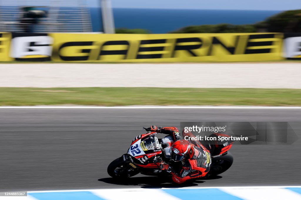 Oliver Bayliss of Australia on the Barni Spark Racing Team Ducati ... Oliver Bayliss of Australia on the Barni Spark Racing Team Ducati ...