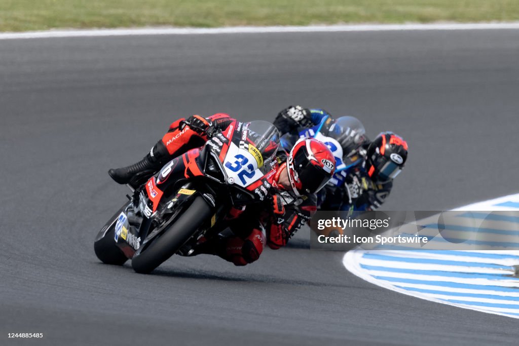 Oliver Bayliss of Australia on the Barni Spark Racing Team Ducati ... Oliver Bayliss of Australia on the Barni Spark Racing Team Ducati ...