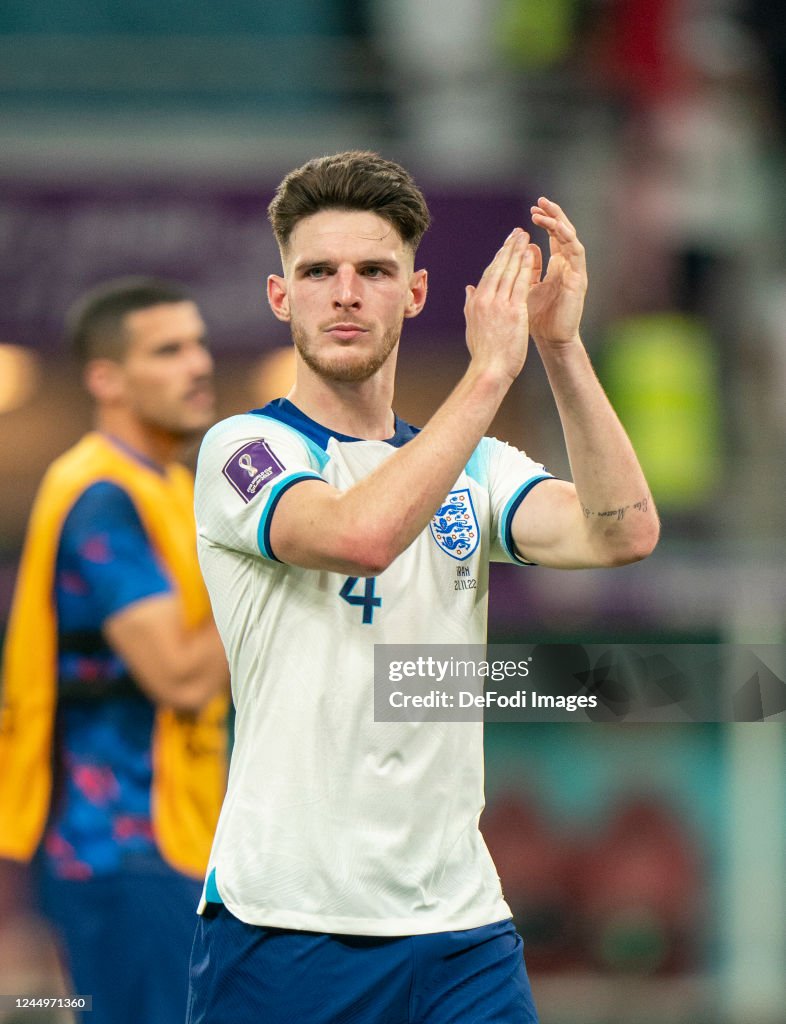 Declan Rice Of England During The Fifa World Cup Qatar 2022 Group B