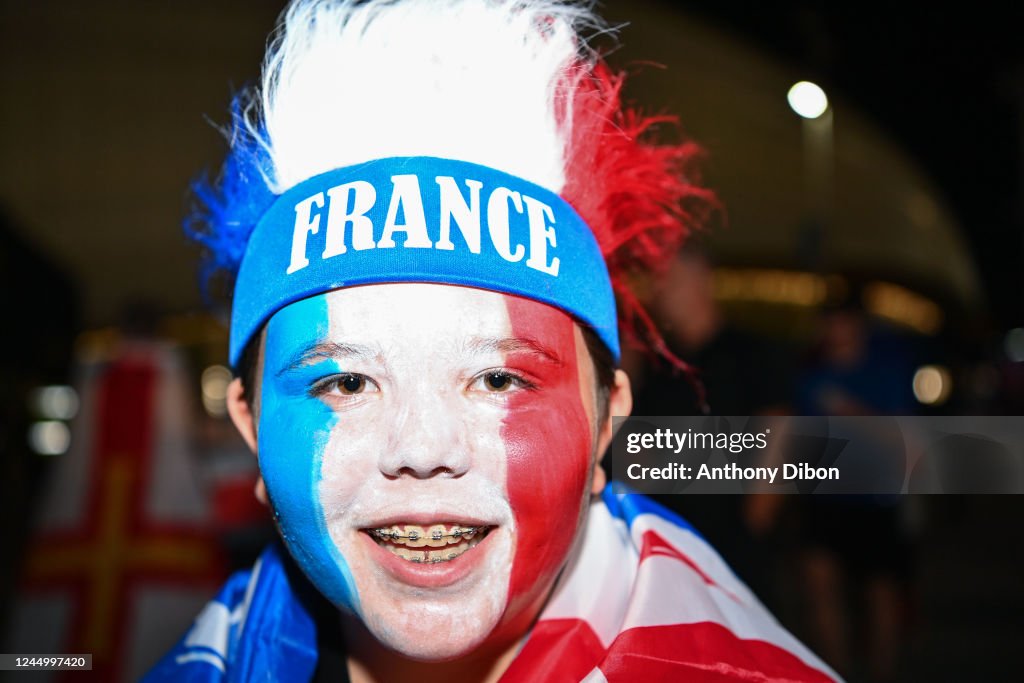 Fans Of France During The Fifa World Cup 2022 Group D Match Between