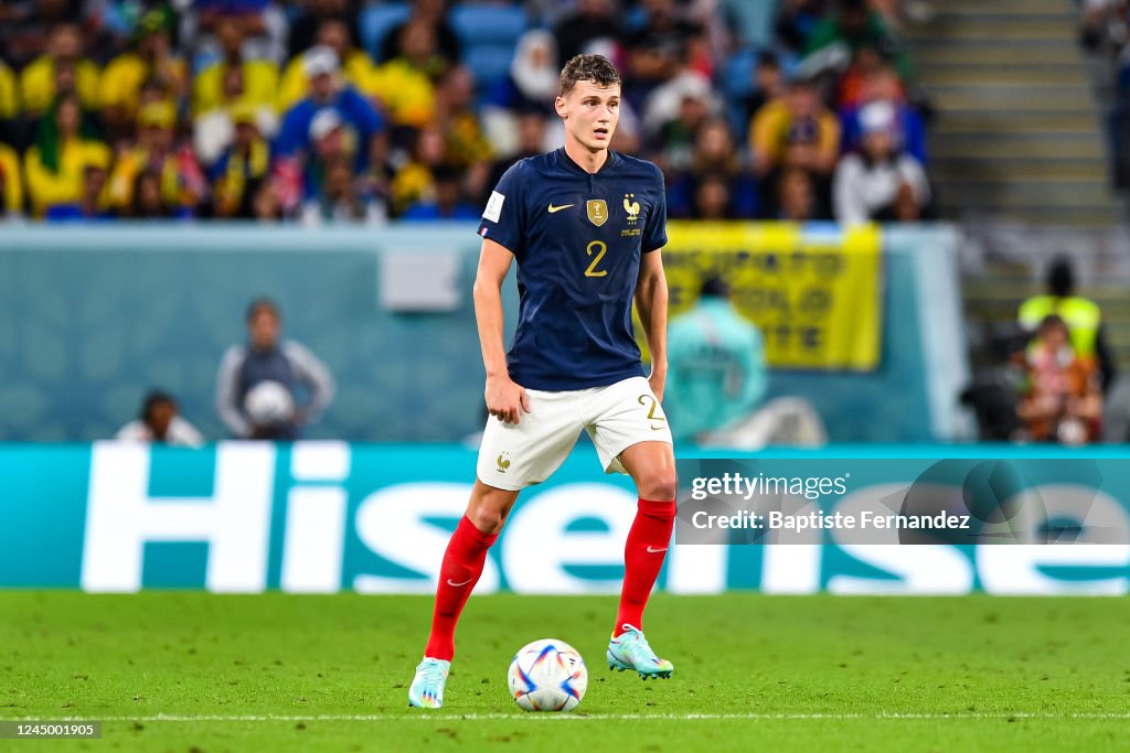 Benjamin Pavard Of France During The Fifa World Cup 2022 Group D
