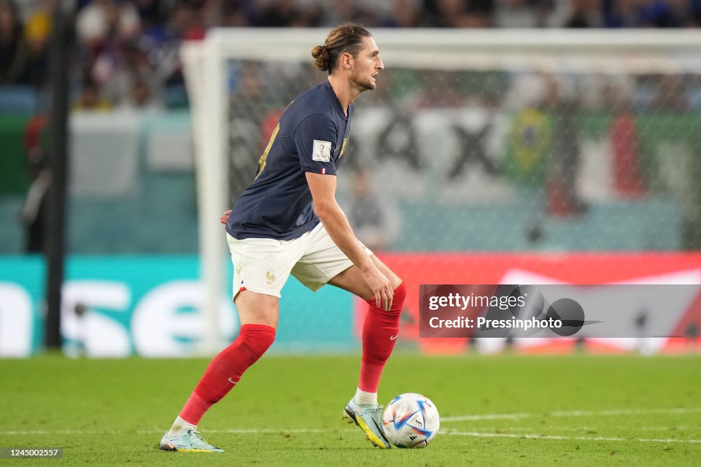 Adrien Rabiot Of France During The Qatar 2022 World Cup Match Group