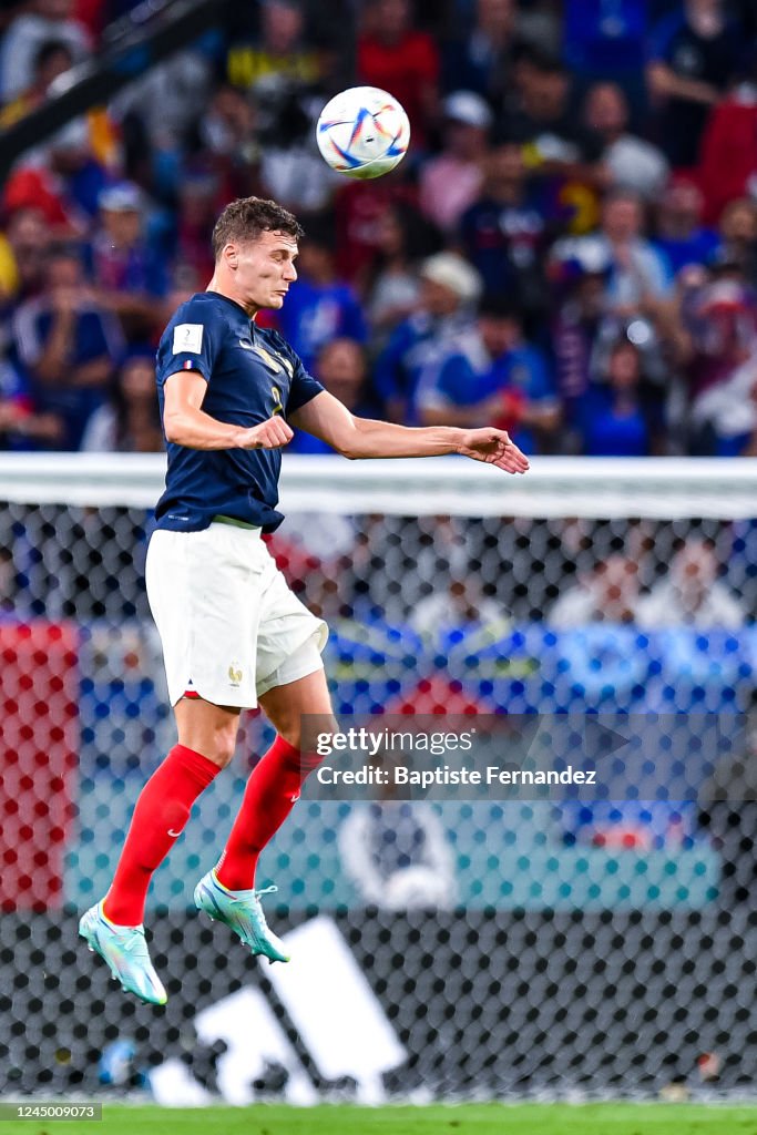 Benjamin Pavard Of France During The Fifa World Cup 2022 Group D