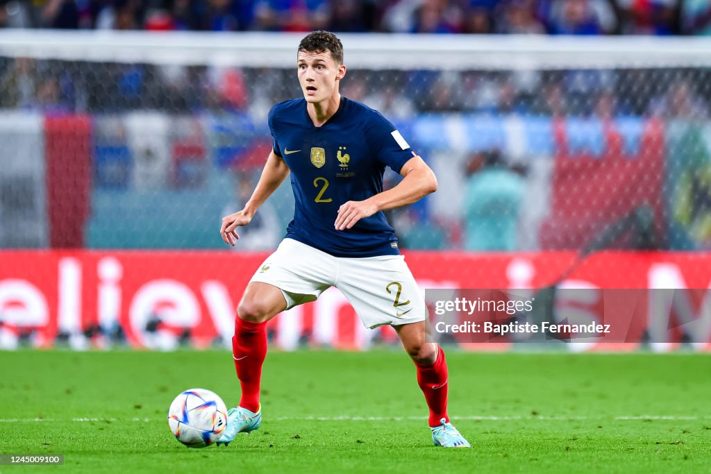 Benjamin Pavard Of France During The Fifa World Cup 2022 Group D