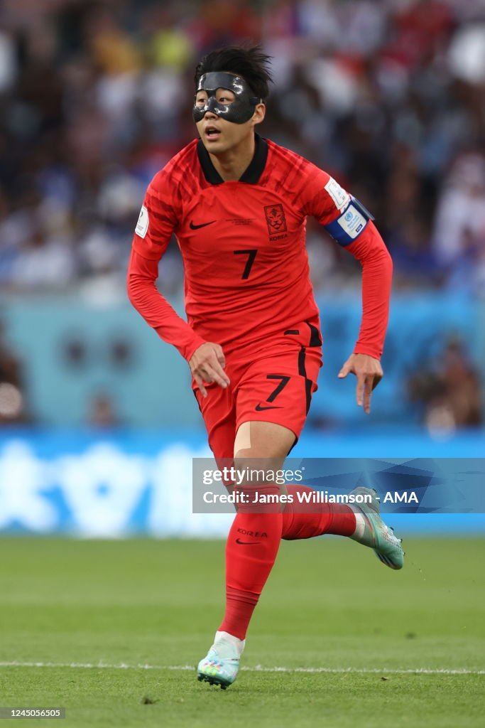 Son Heung Min Of Korea Republic During The Fifa World Cup Qatar 2022