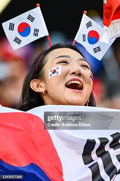 Fans Of Korea During The Fifa World Cup 2022 Group H Match Between