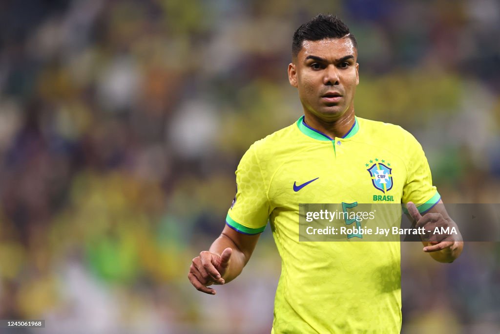 Casemiro Of Brazil During The Fifa World Cup Qatar 2022 Group G Match