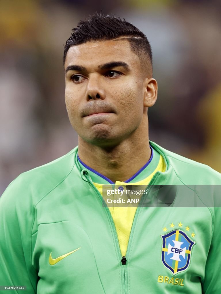 City Casemiro Of Brazil During The Fifa World Cup Qatar 2022 Group