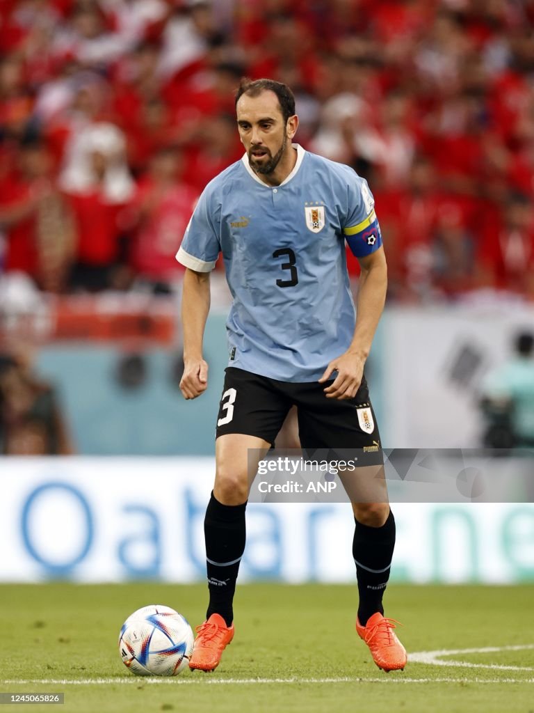Doha Diego Godin Of Uruguay During The Fifa World Cup Qatar 2022
