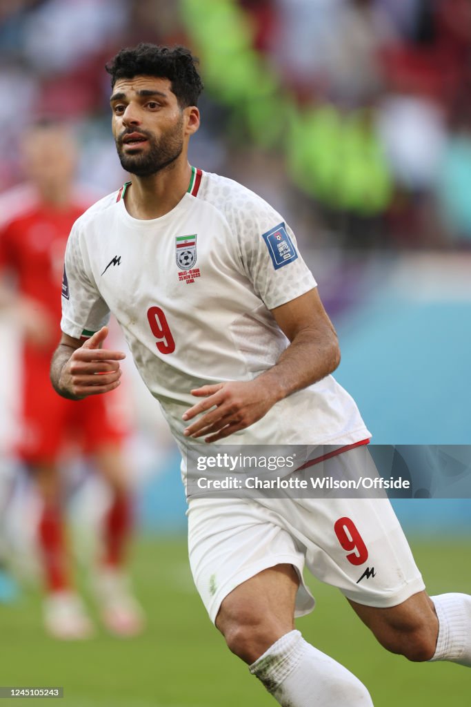 Mehdi Taremi Of Iran During The Fifa World Cup Qatar 2022 Group B