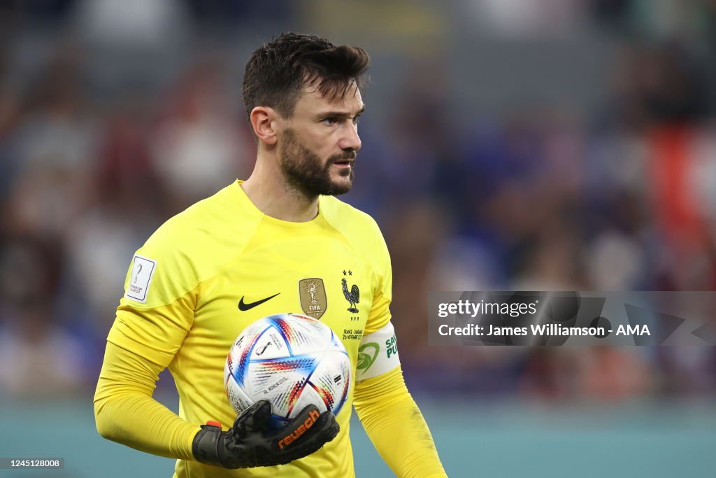 Hugo Lloris of France during the FIFA World Cup Qatar 2022 Group D ... Hugo Lloris of France during the FIFA World Cup Qatar 2022 Group D ...