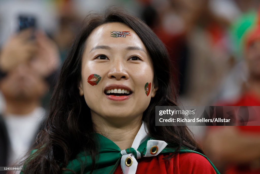 Portuguese Fan Before The Fifa World Cup Qatar 2022 Group H Match