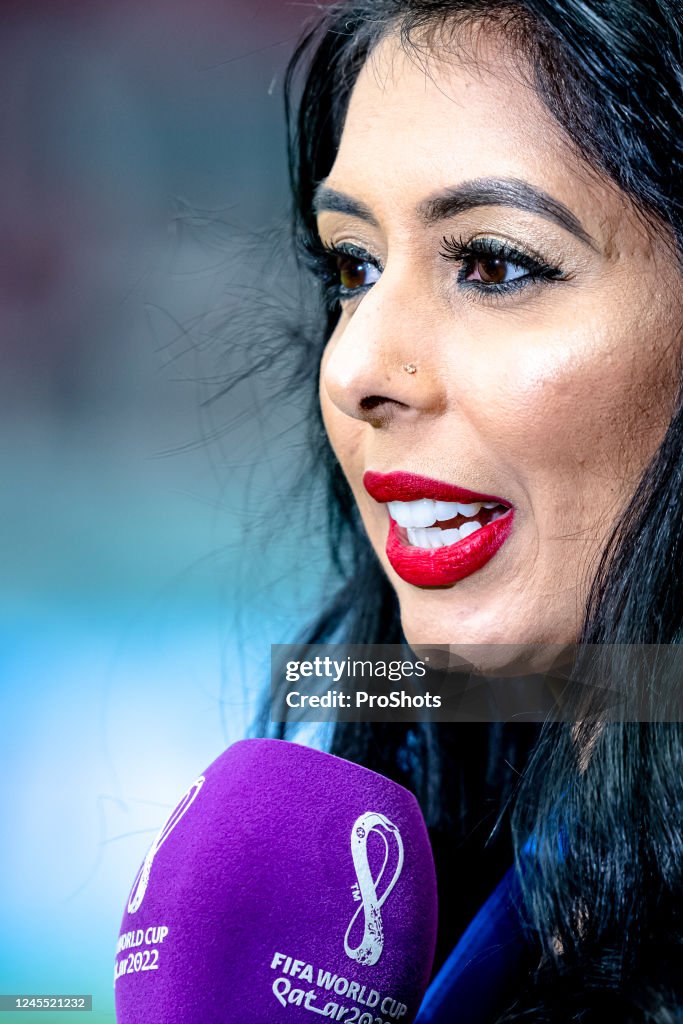 Presenter Of Television During The Fifa World Cup 2022 Quarterfinal