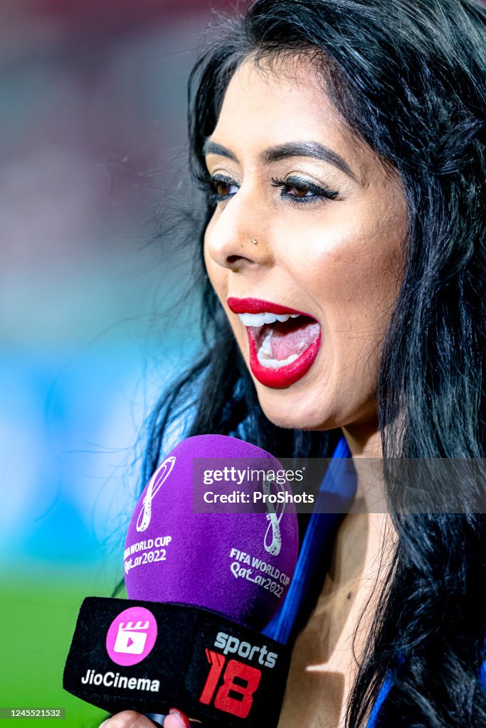 Presenter Of Television During The Fifa World Cup 2022 Quarterfinal